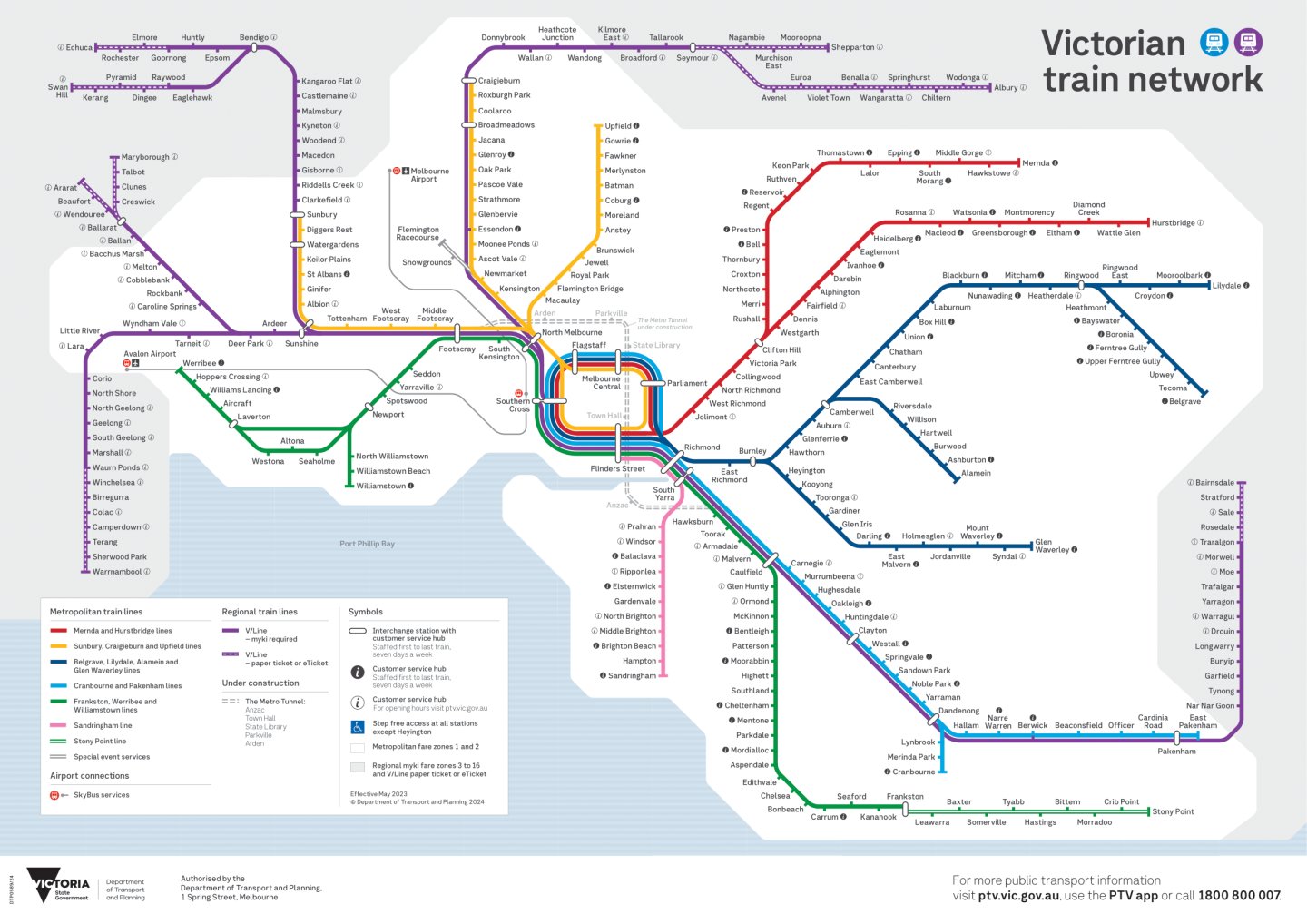 Melbourne metro - route map, tickets and fares