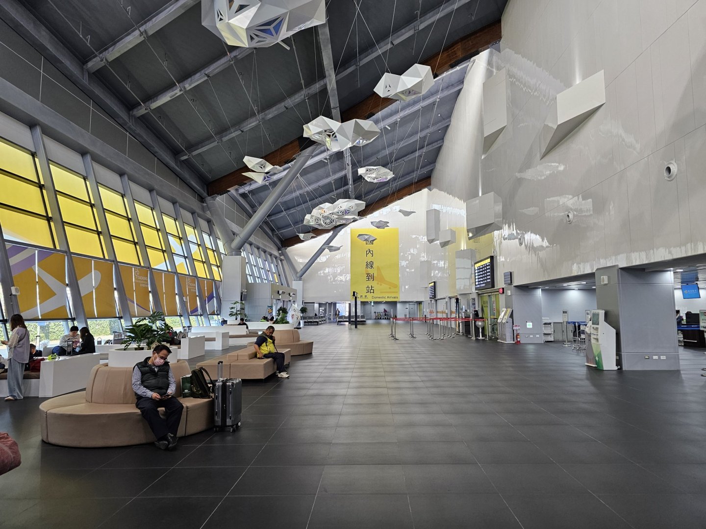 Connections and terminals at Taichung Airport (RMQ)