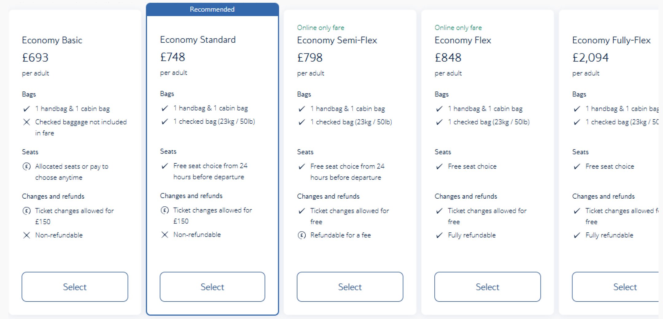 British Airways flights - book online for the best deals