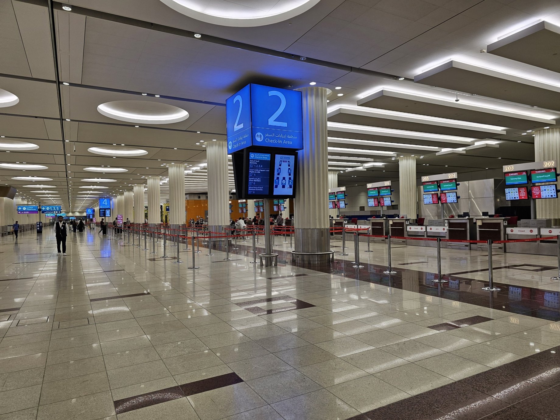Connections and terminals at Dubai Airport (DXB)