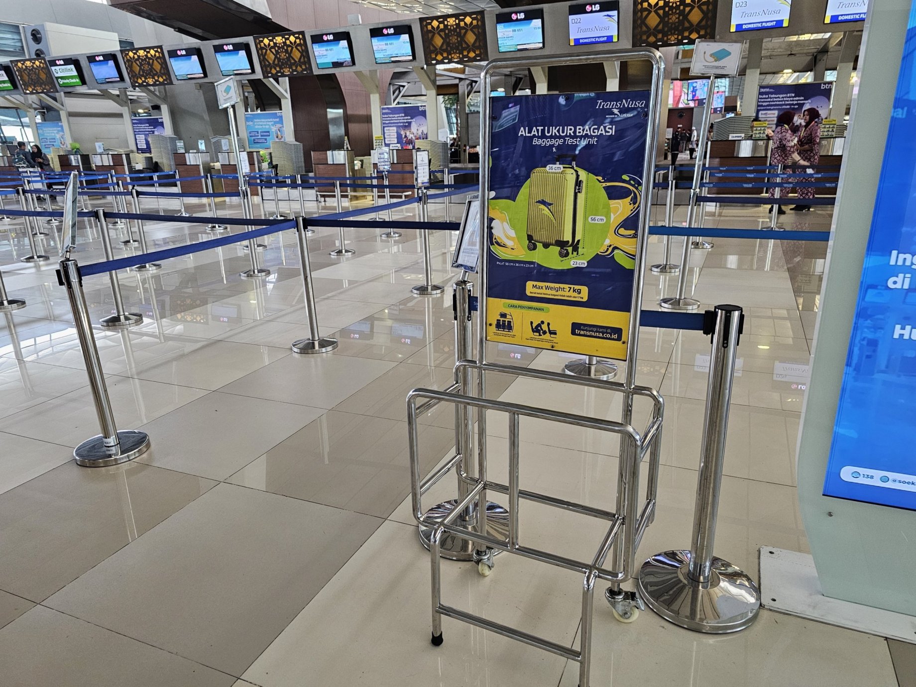 TransNusa baggage allowance (hand and checked)