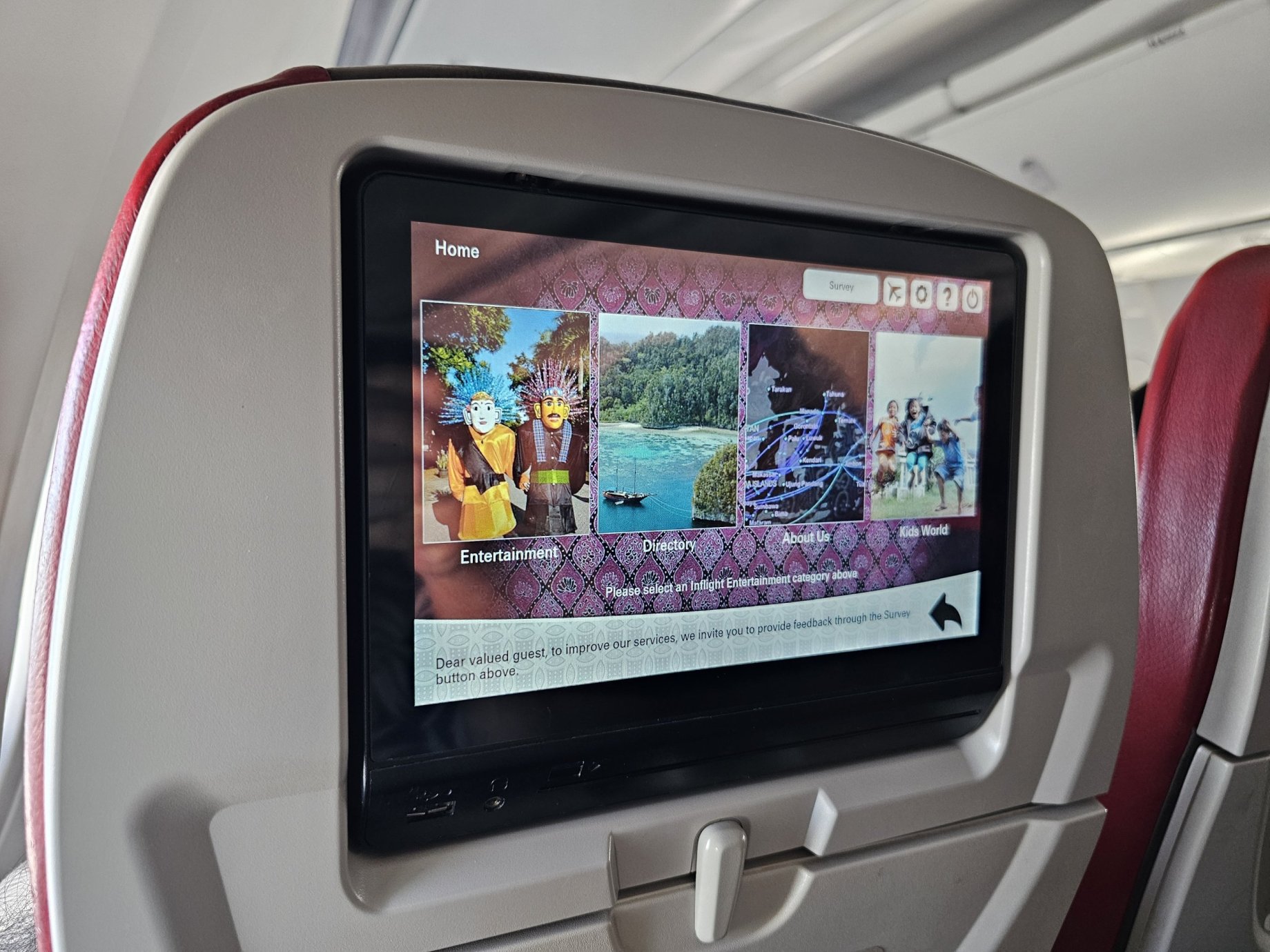 Batik Air on board services: food, wifi, IFE