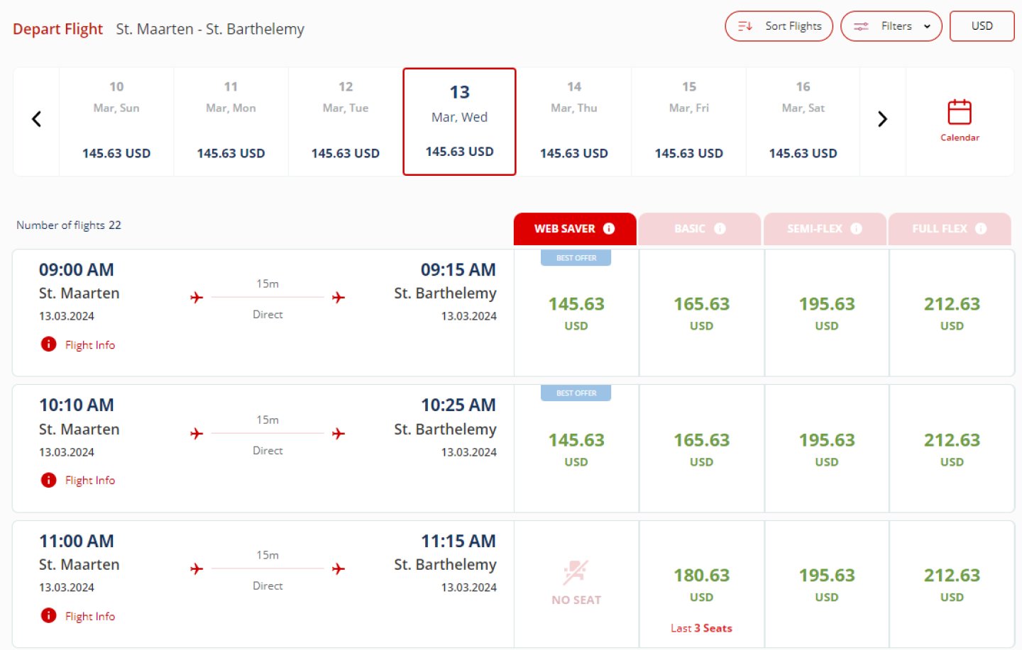 Winair flights - book online for the best deals