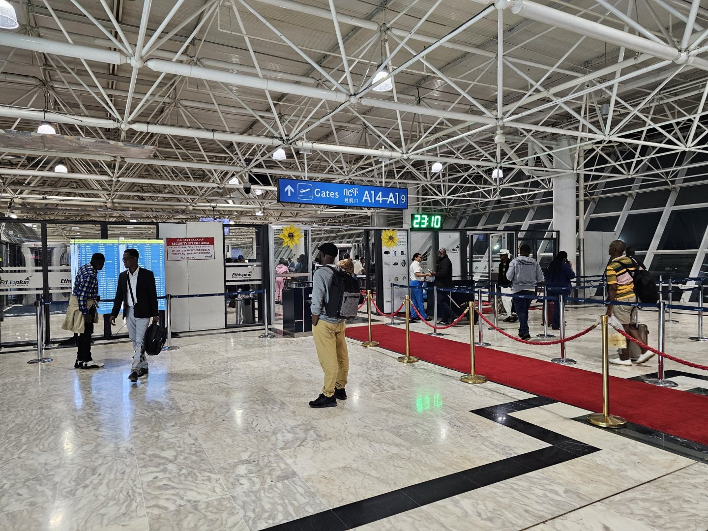 Connections and terminals at Addis Ababa Airport (ADD)