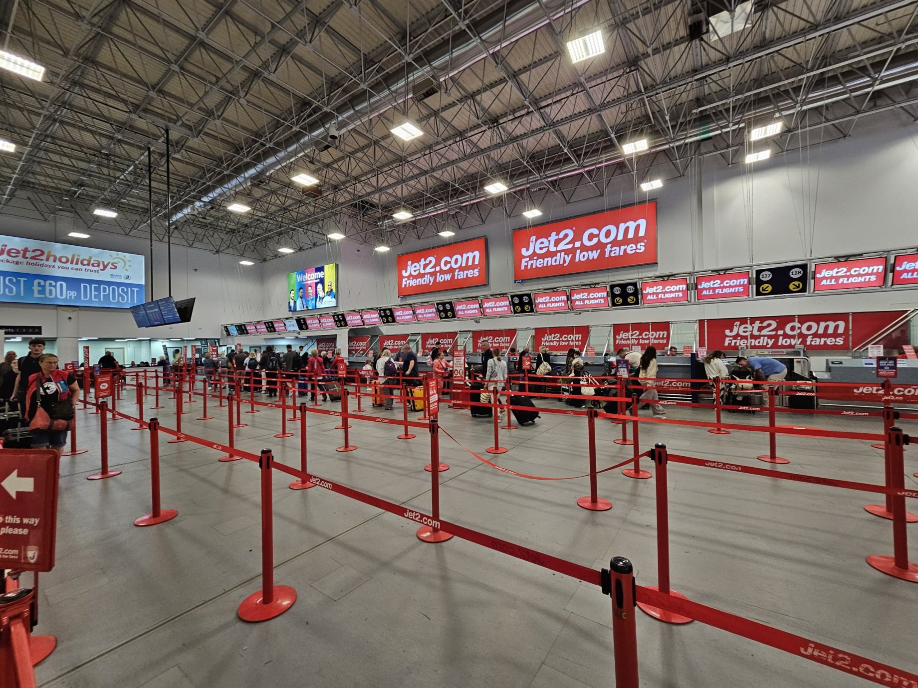 Connections and terminals at Birmingham Airport (BHX)