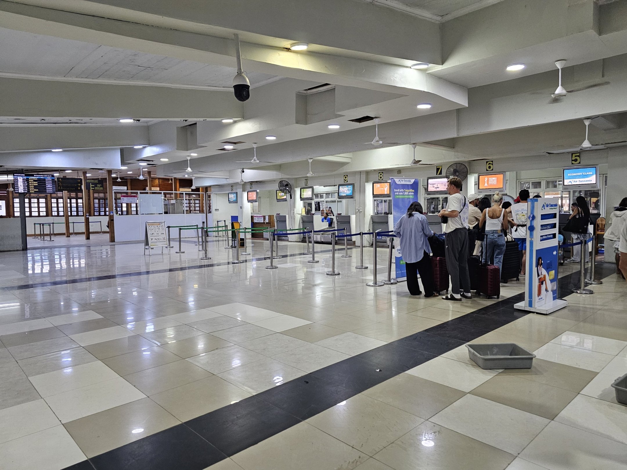 Connections and terminals at Zanzibar Airport (ZNZ)