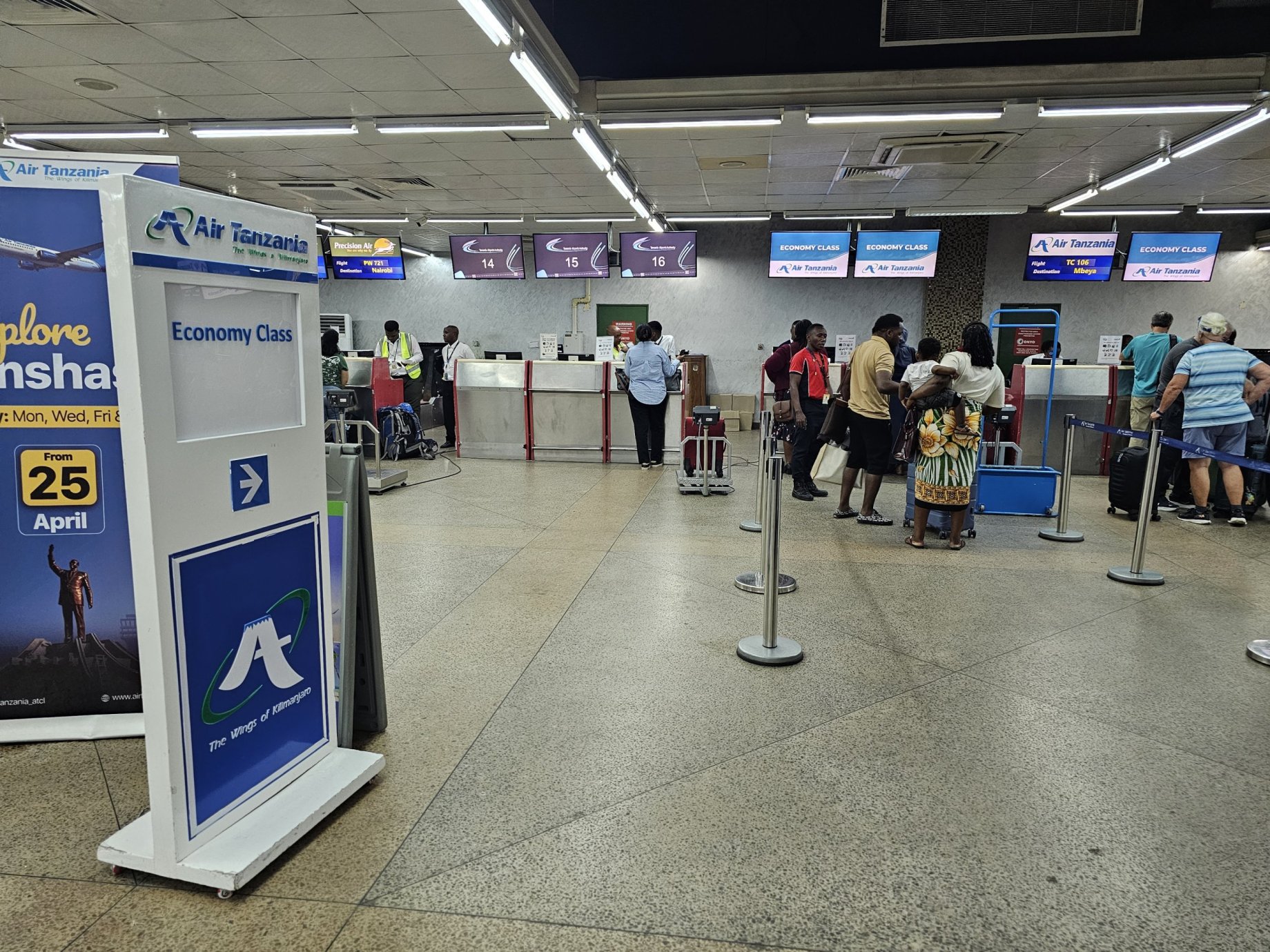 Air Tanzania check-in for free - when and how to