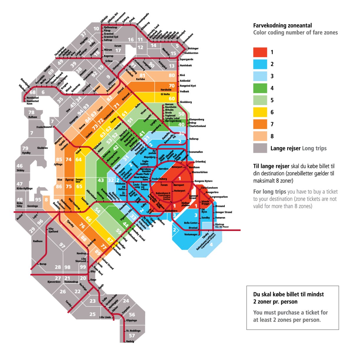Copenhagen metro - route map, tickets and fares