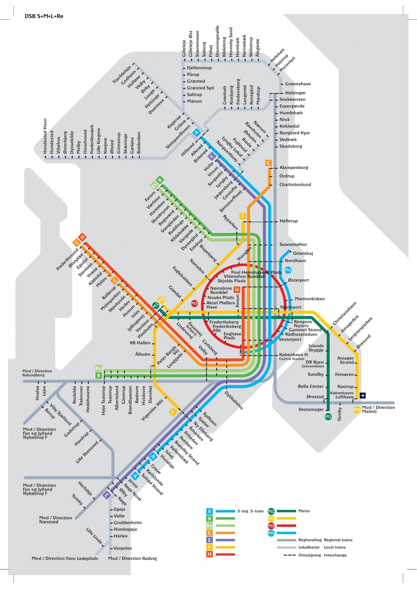 Copenhagen metro - route map, tickets and fares