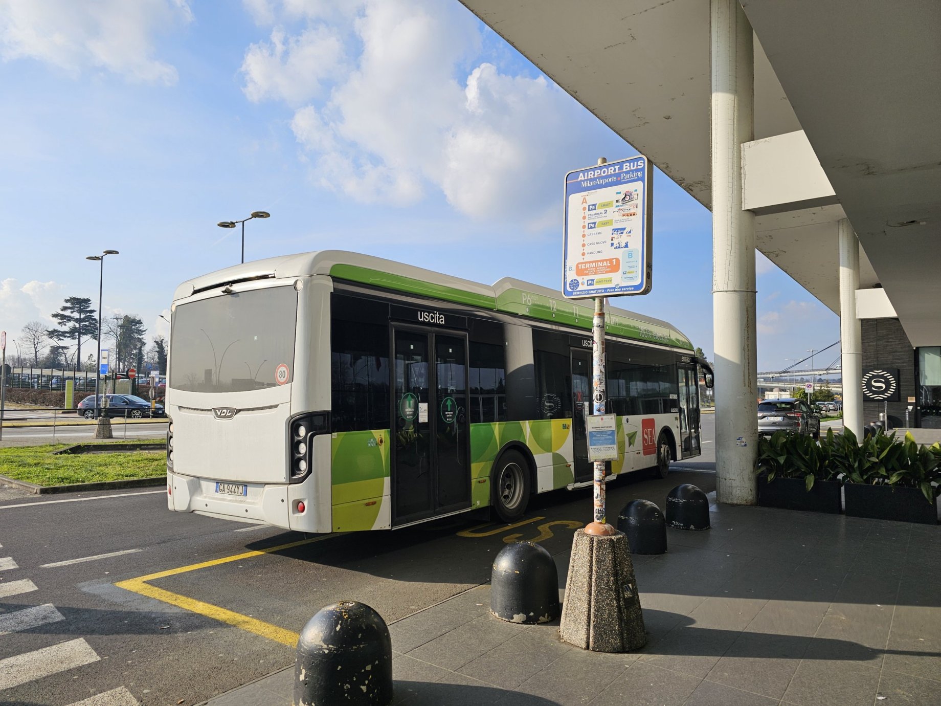 Connections and terminals at Milan Malpensa Airport (MXP)