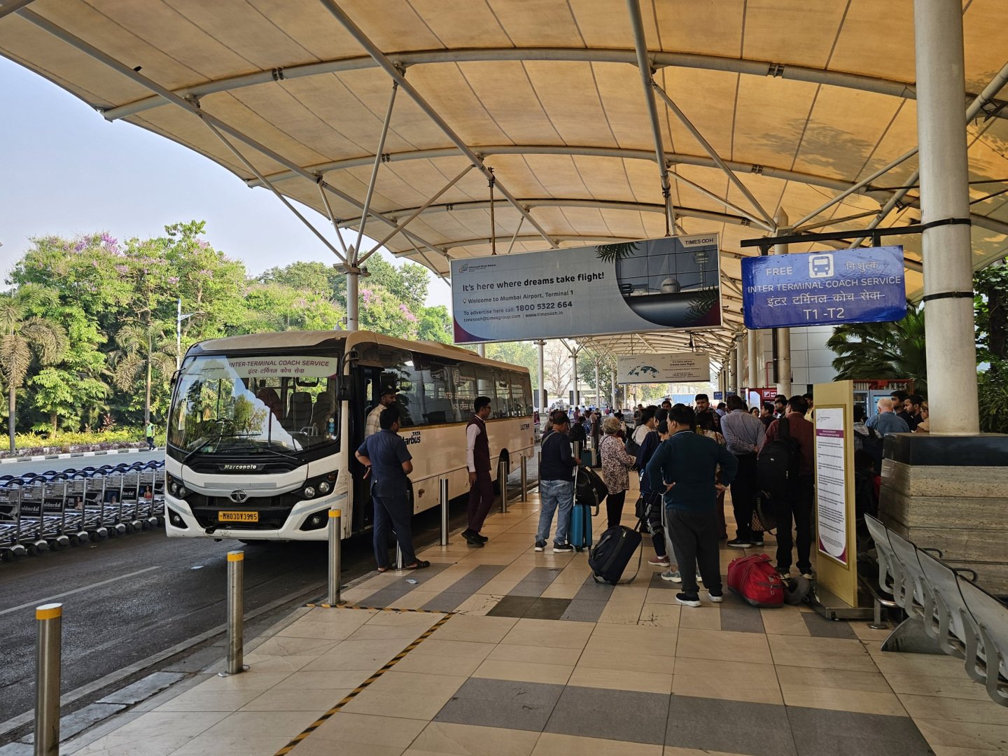 Connections and terminals at Mumbai Airport (BOM)
